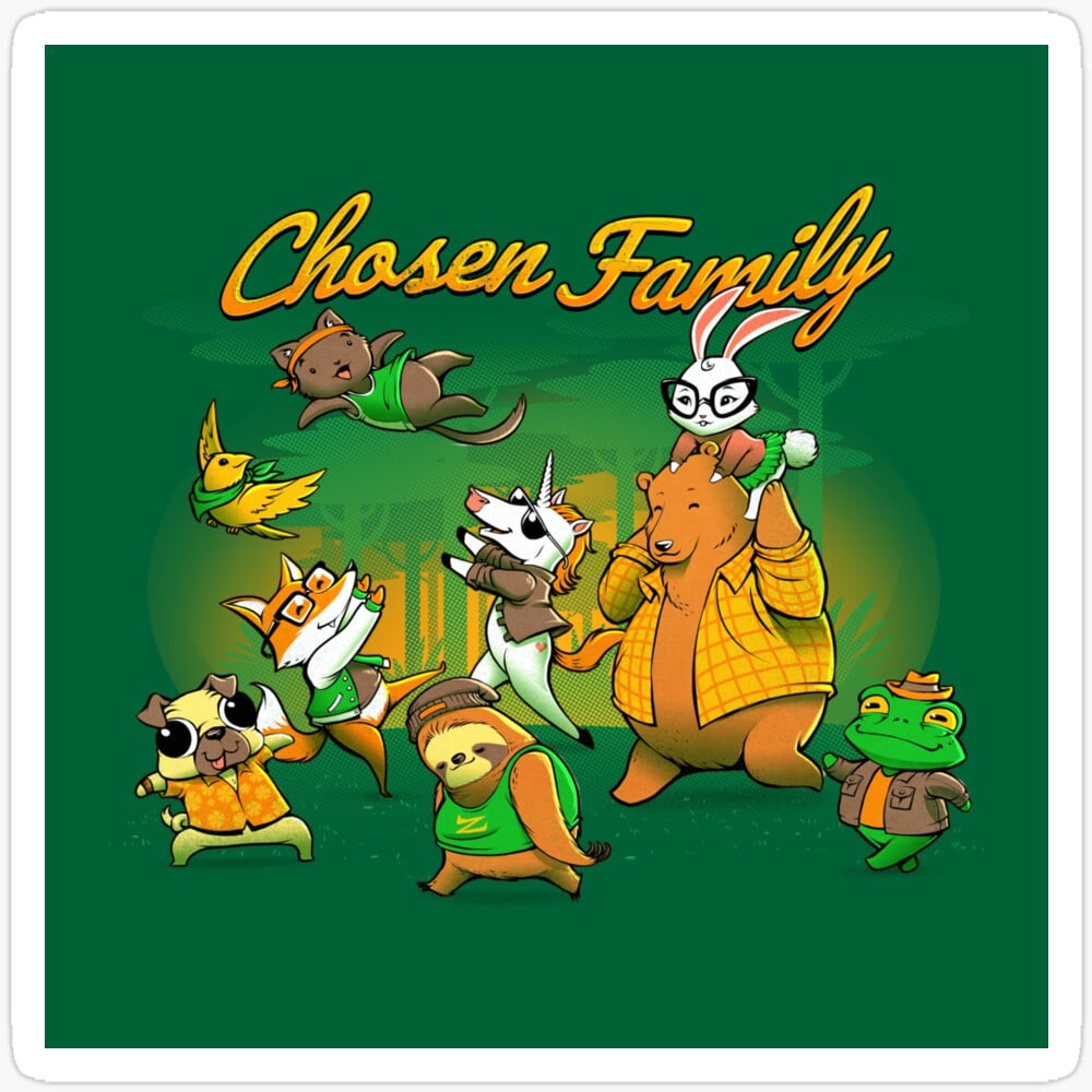 Chosen Family Sticker Phone Decal Water Bottle Stickers Car Decals ...