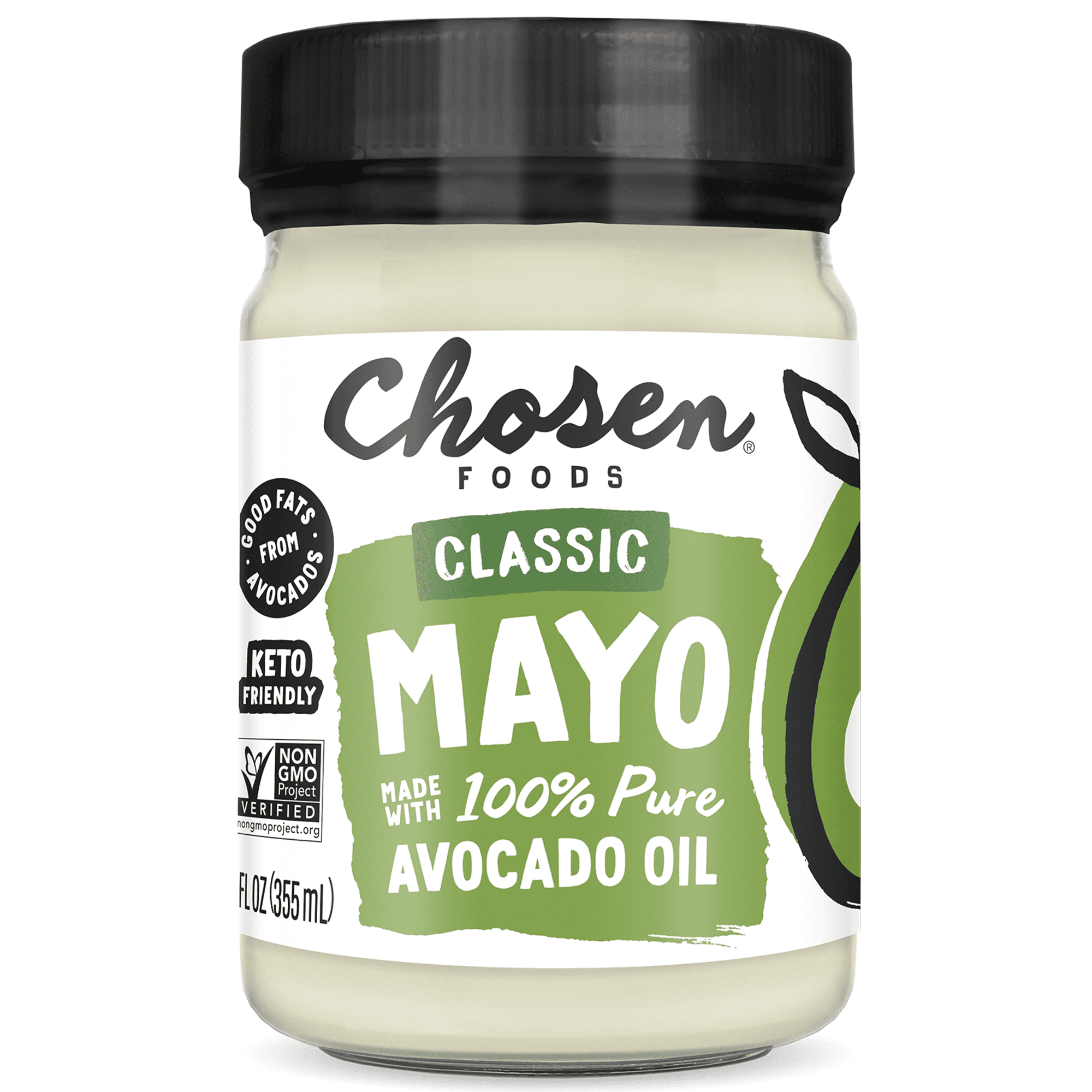 Chosen Foods Clean Mayo, 100% Pure Avocado Oil-Based Classic, Non ...