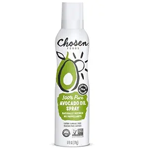 Chosen Foods 100% Pure Avocado Oil Spray 4.7 oz. (1 Pack), Non-GMO, 500 ...