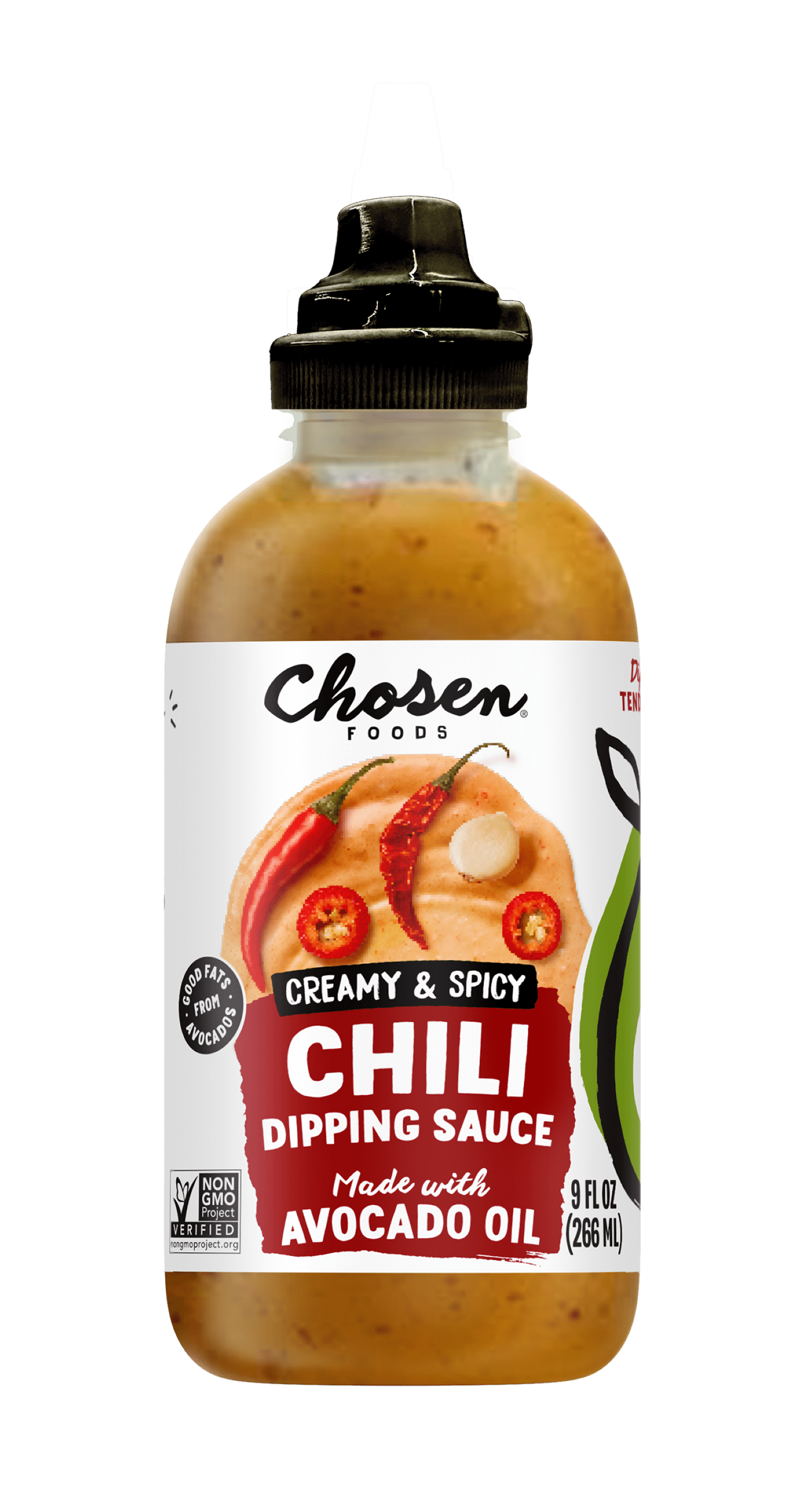 Chosen Foods Creamy Chili Sauce Made with 100% pure avocado Oil 9 fl oz ...
