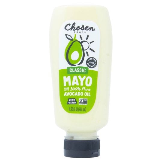 Chosen Foods Mayo Classic, Avocado Oil, Squeeze-11.25 oz - Walmart.com