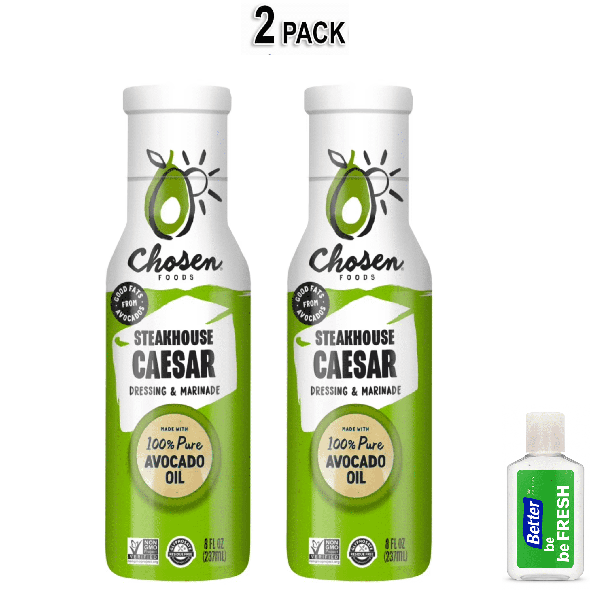 Chosen Foods Steakhouse Caesar Dressing and Marinade made with 100% ...