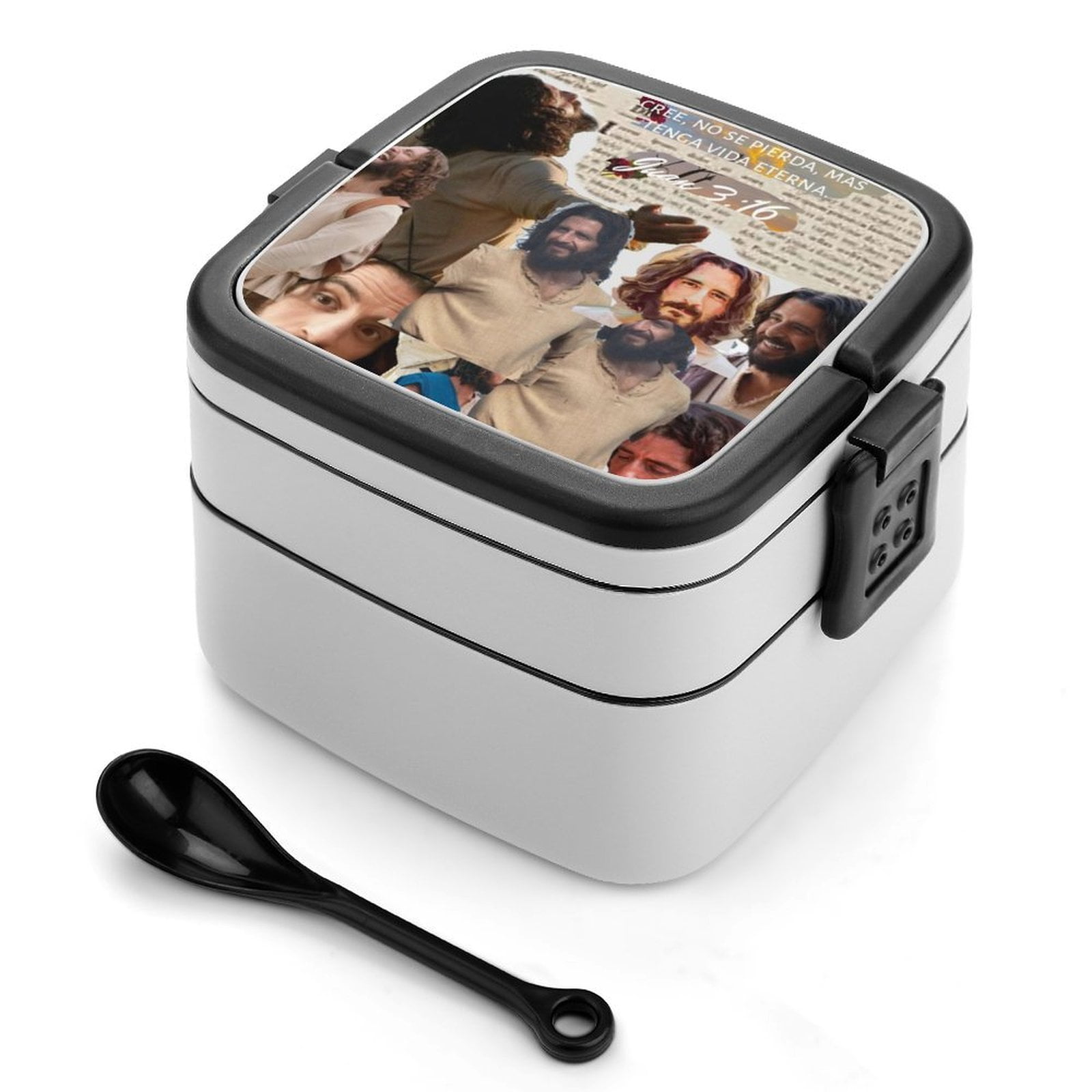 The Chosen Reusable Bento Boxes Lunch Box Double Layer Stackable ...