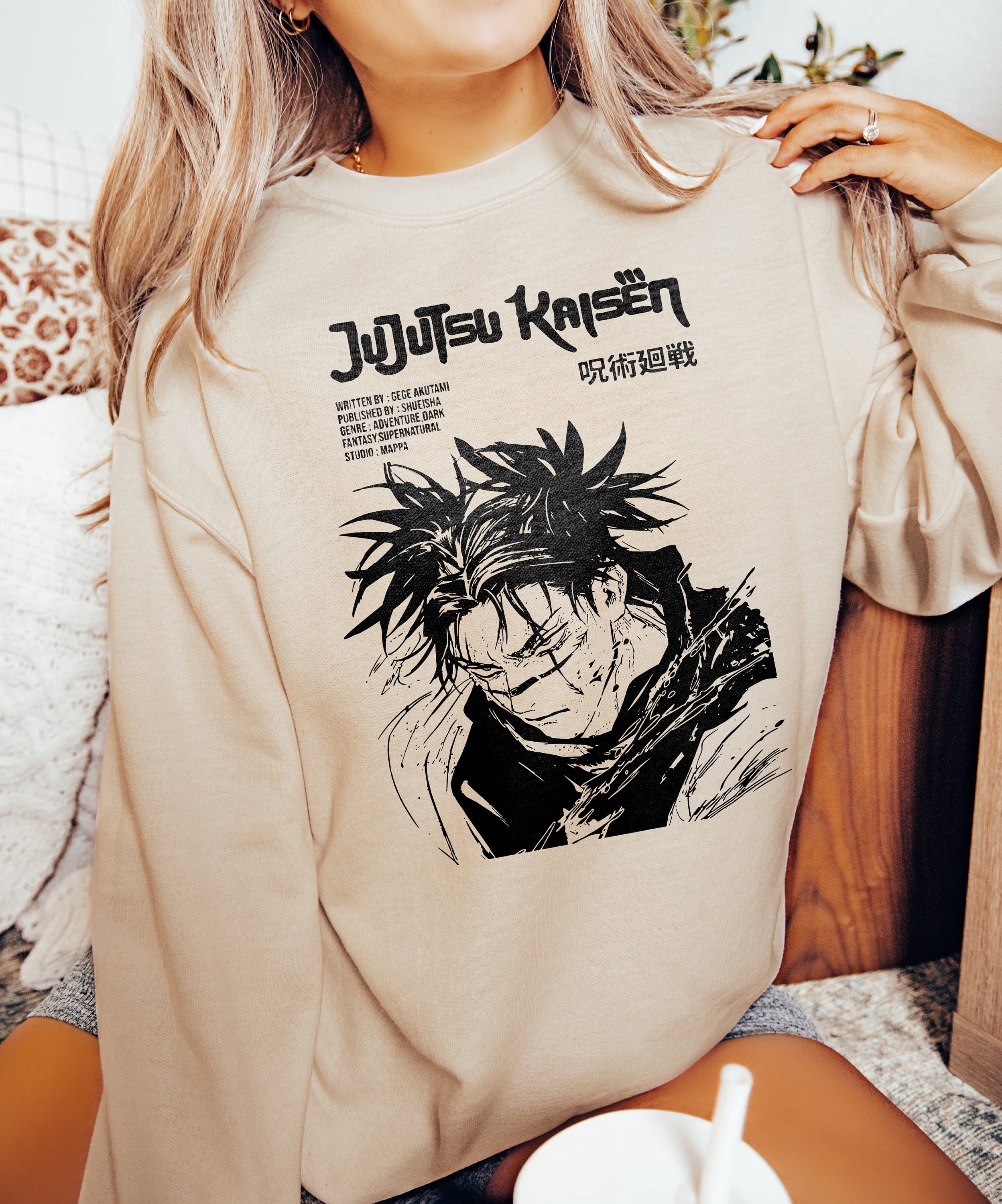 Choso - Jujutsu Kaisen Anime Sweatshirt, JJK Graphic Art Shirt, Anime ...