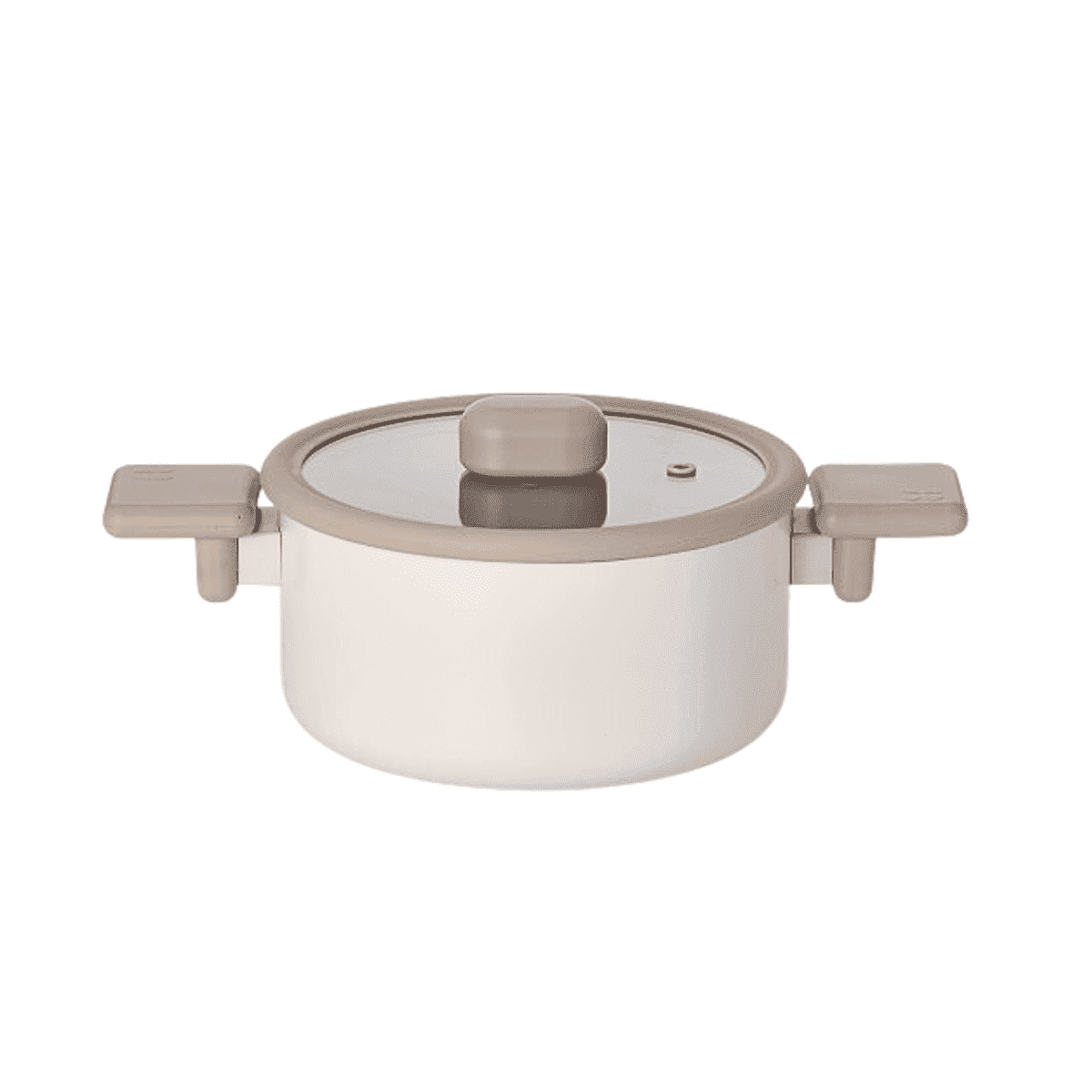 Chou Chou Kitchen Nonstick 1.7QT Stock Pot with Silicone Rim Lid ...