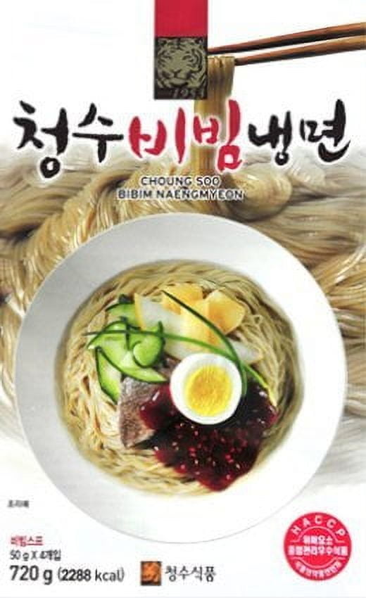 Choung Soo Bibim Naengmyeon, Korean Cold Noodle with Soup Base 720g ...