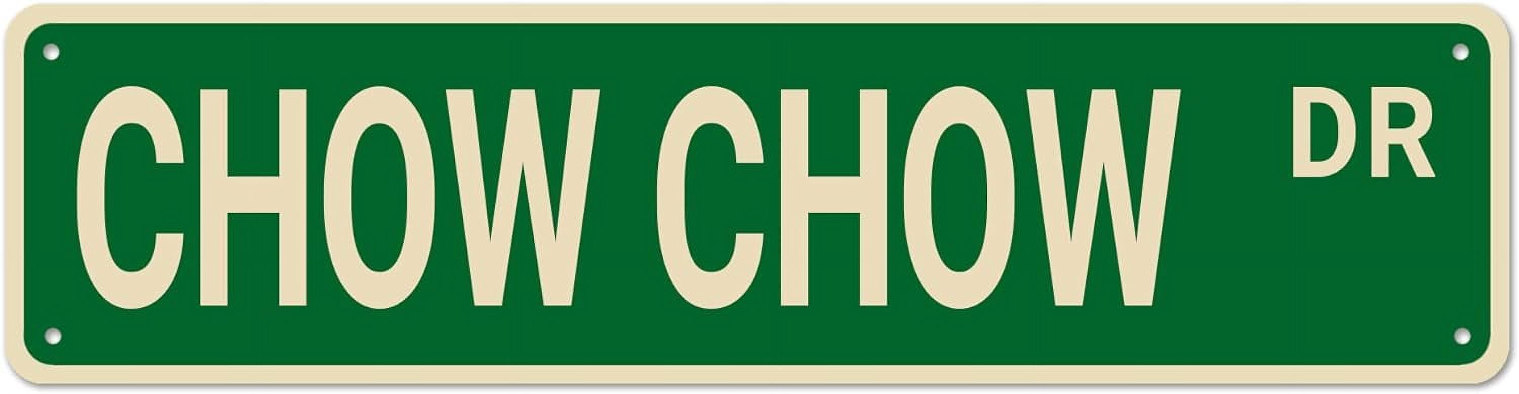 Chow Chow Dr Street Signs, Chow Chow Dog Sign Chow Chow Gift, Wall ...