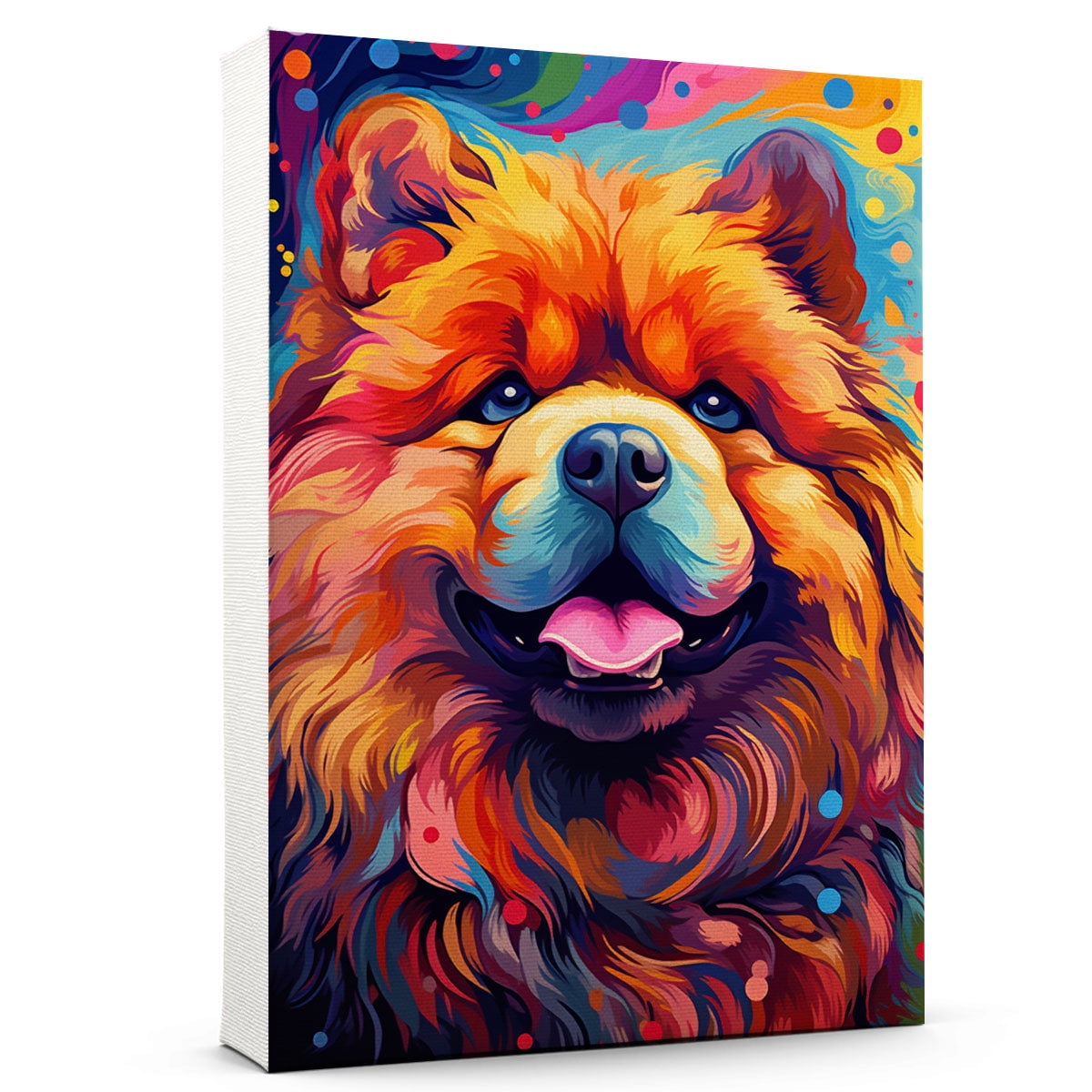 Chow Chow Watercolor Dog Art Print Poster, Wall art Painting Decor ...