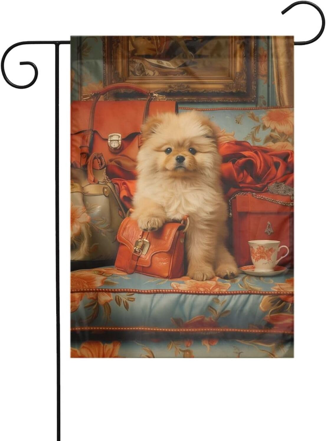 Chow Chow dog Garden Flags Double Sided,Garden Flags for All Seasons ...