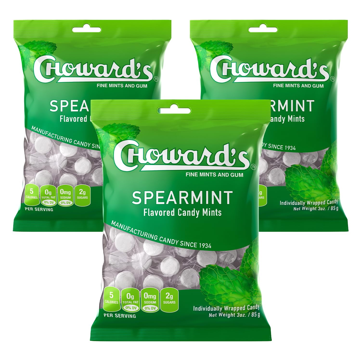 Choward's Spearmint Candy Bags ESF27 | Unique Aromatic Flavors Perfect ...