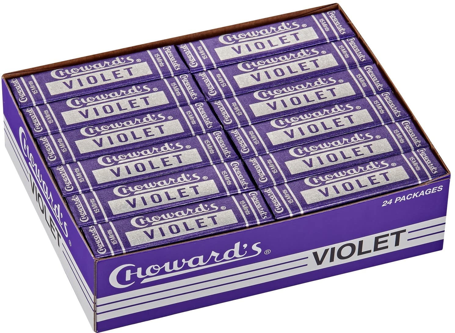 Choward's Violet Mints Candy (Pack of 24) - Walmart.com