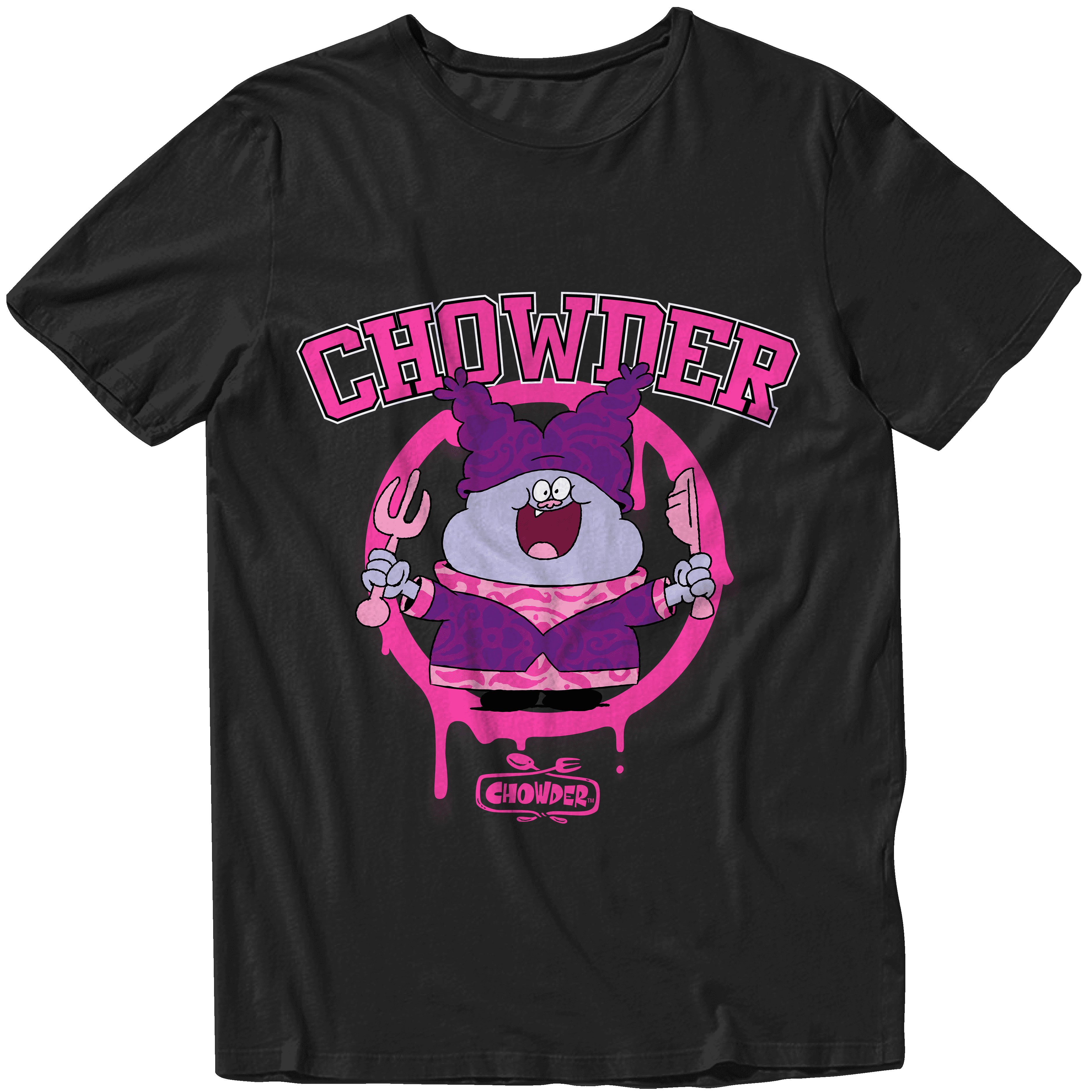 Chowder Chow Time Adult Unisex Short Sleeve T-Shirt (Black, S-XXL ...