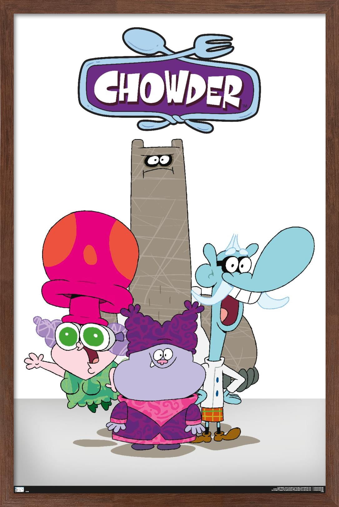 Chowder - Group Wall Poster, 14.725" x 22.375", Framed - Walmart.com