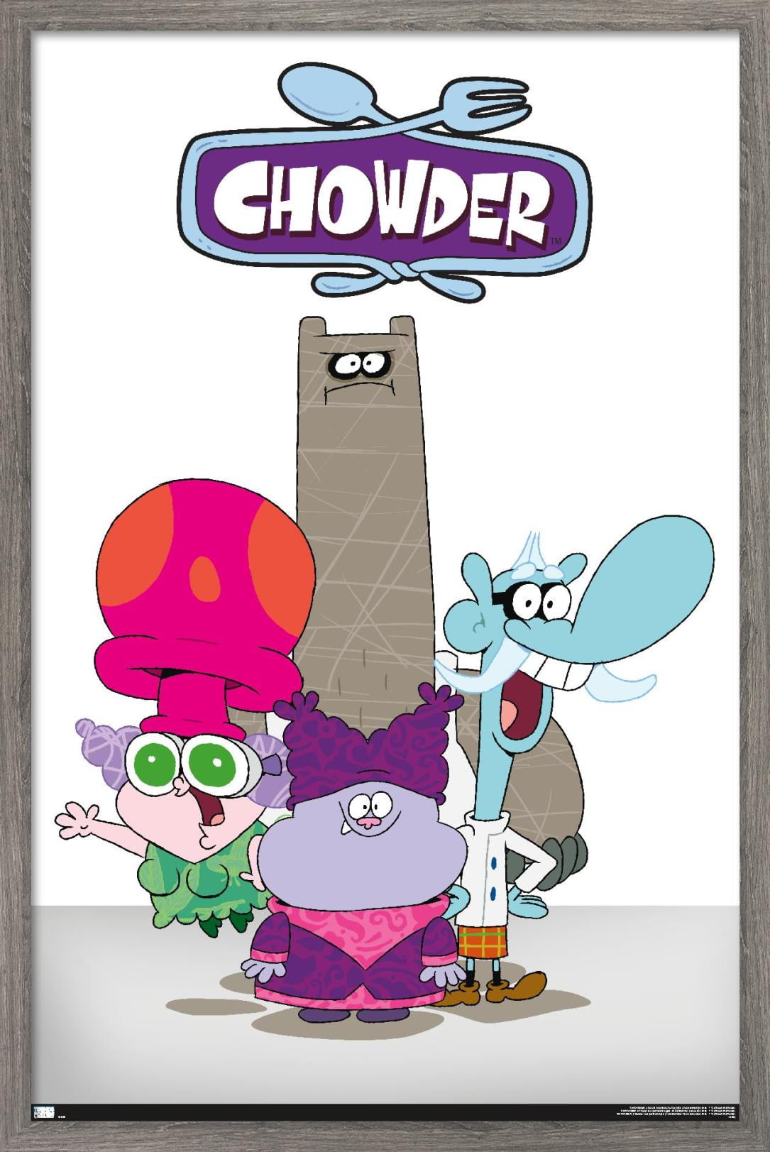 Chowder - Group Wall Poster, 14.725" x 22.375", Framed - Walmart.com