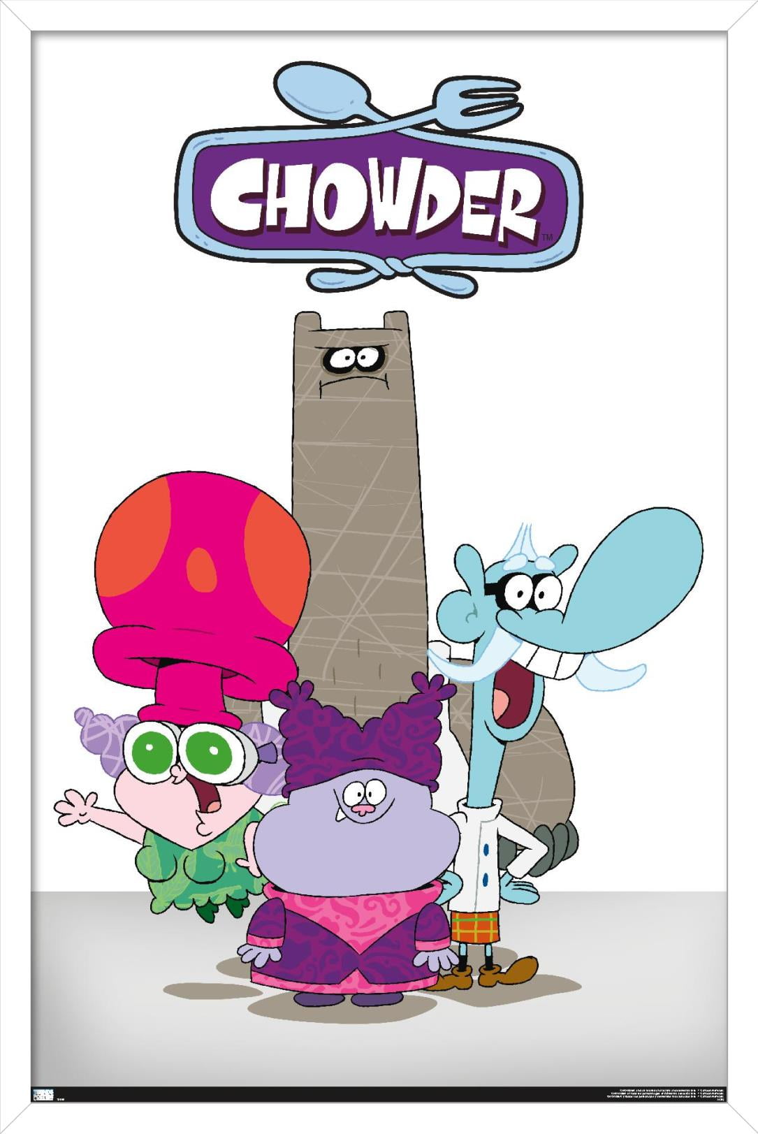 Chowder - Group Wall Poster, 14.725" x 22.375", Framed - Walmart ...