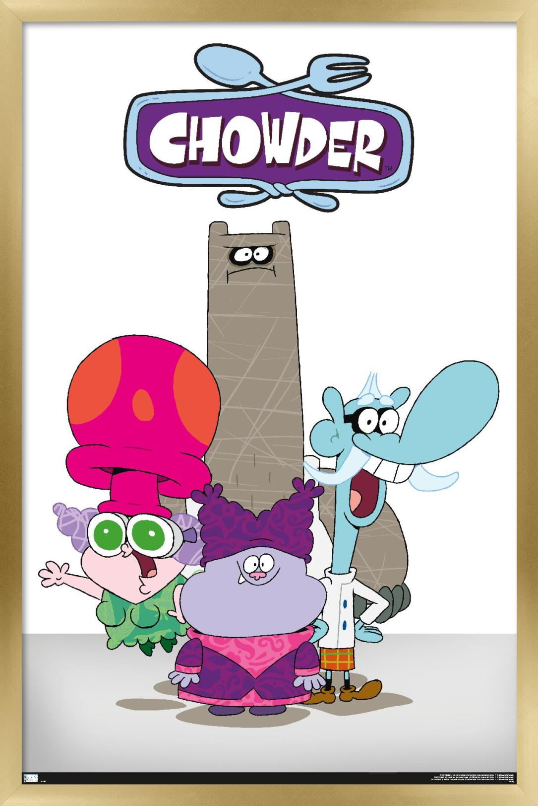Chowder - Group Wall Poster, 22.375" x 34", Framed - Walmart.com