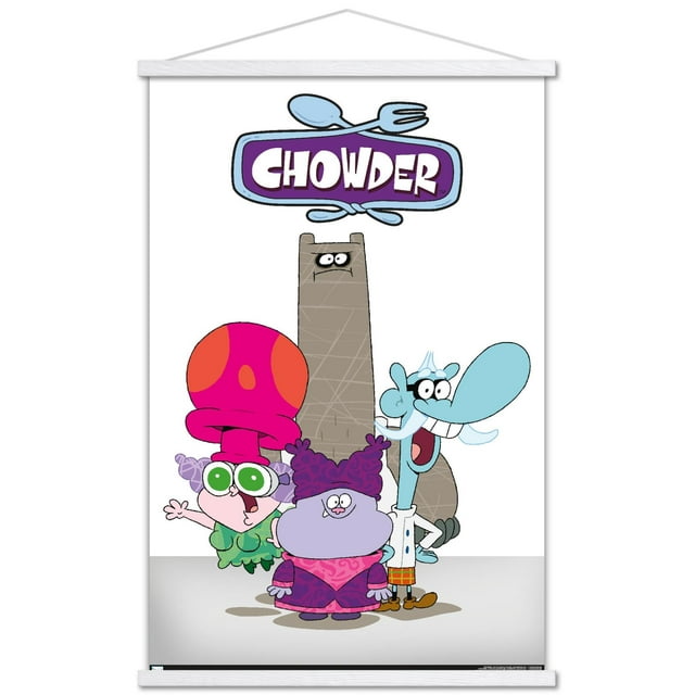 Chowder - Group Wall Poster with Wooden Magnetic Frame, 22.375" x 34 ...