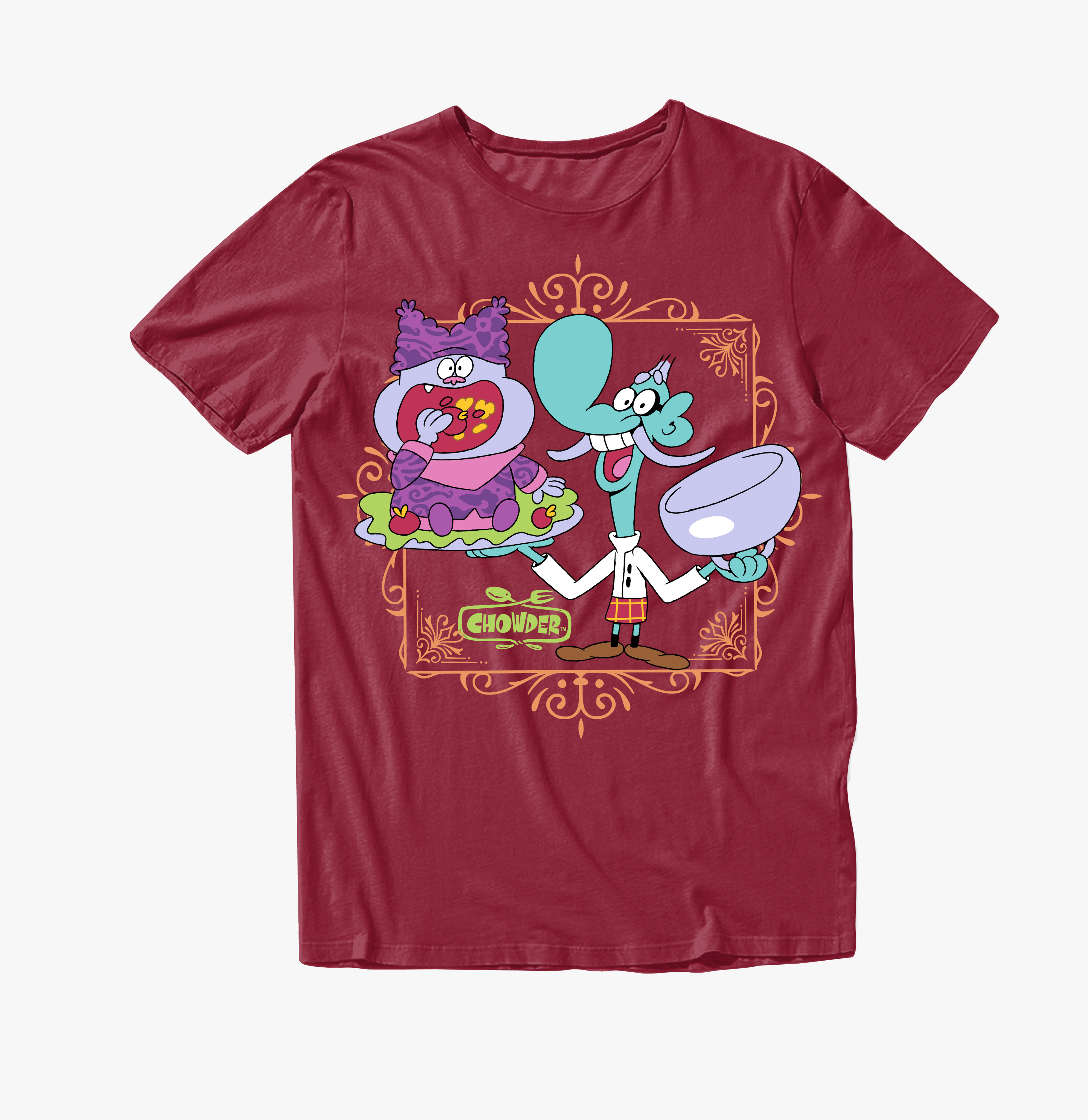 Chowder Mung Daal Mens and Womens Short Sleeve T-Shirt (Crimson, S-XXL ...