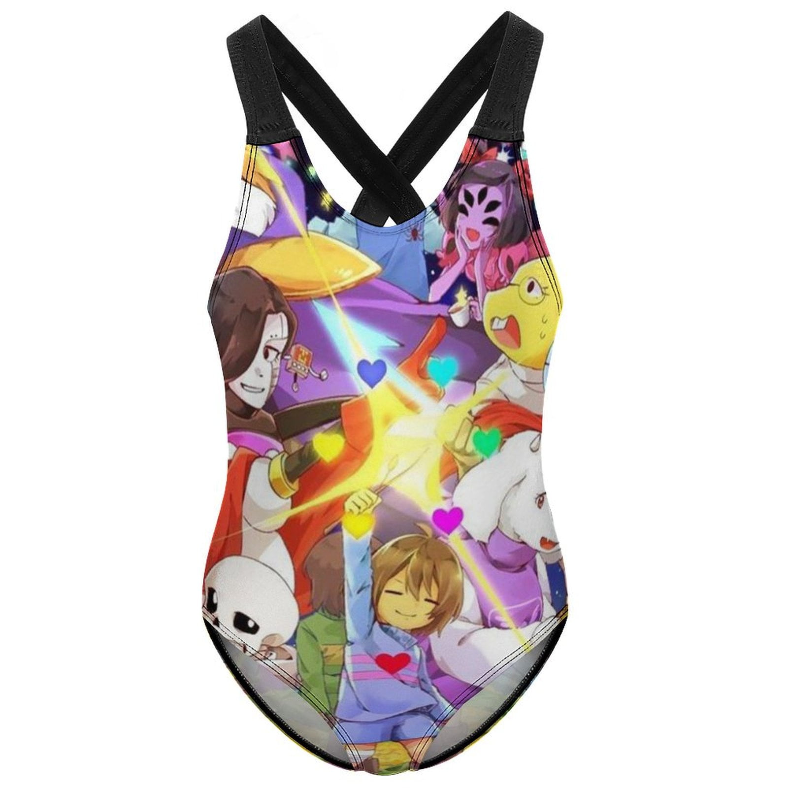 Chracters Game Undertale Children's One-piece Swimsuit Summer Girl's ...
