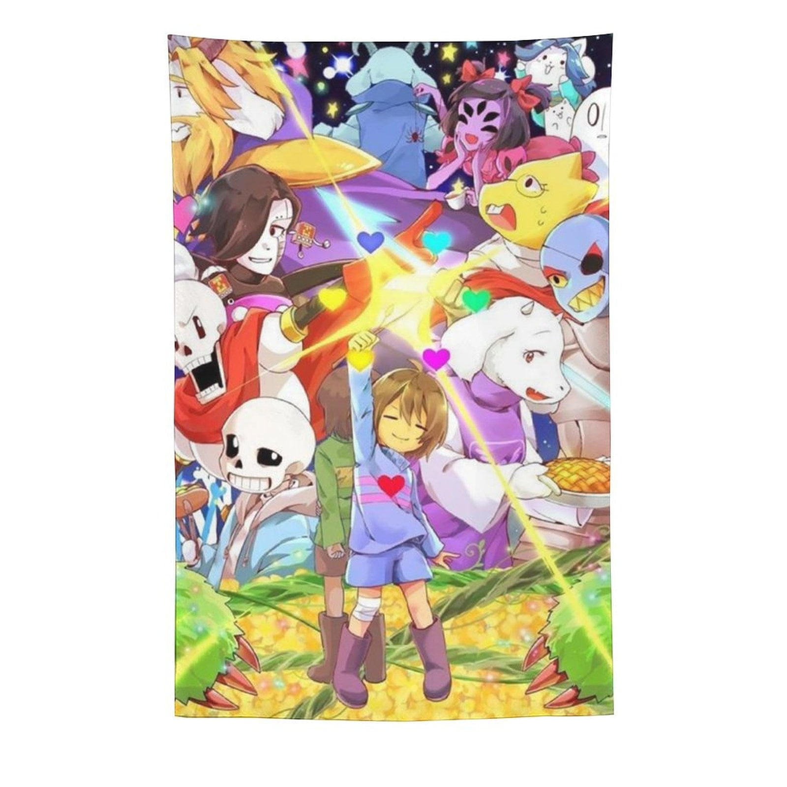 Chracters Game Undertale Tapestry Luxury Wall Hanging Tapestries Decor ...