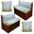 Chririnla 2 Set RV Dinette Cushion Covers Booth Set with Pillow Cover ...