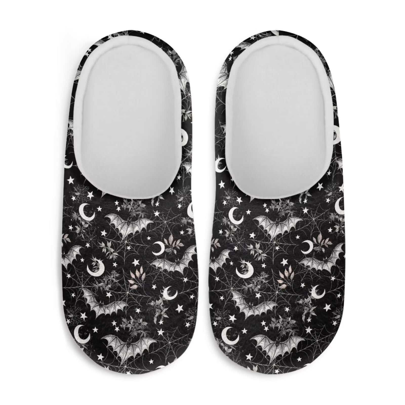 Chririnla Bat Spider Web Moon Star Indoor Slippers Anti-slip Non-slip ...
