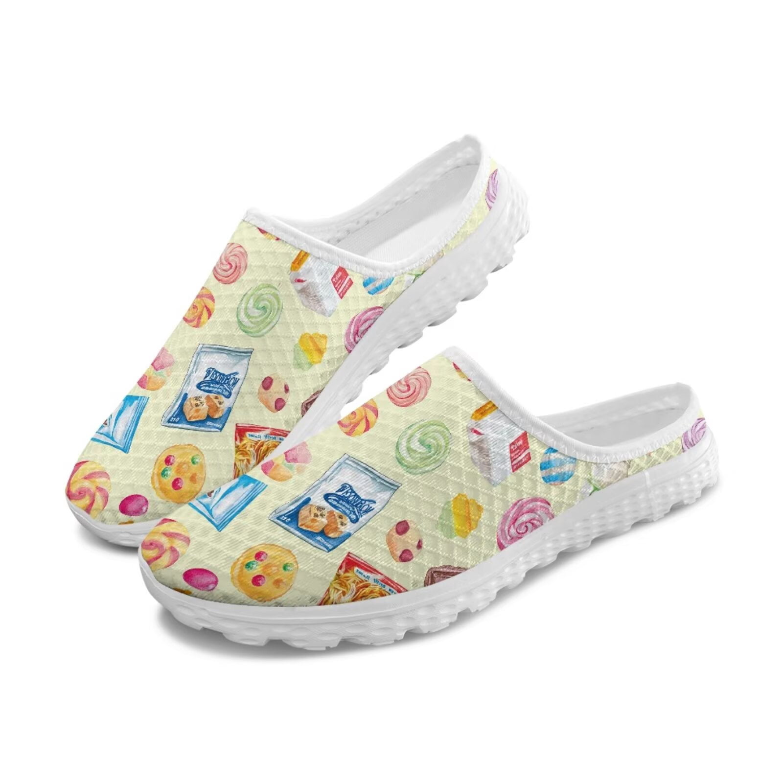 Chririnla Candy Womens Shoes Mule Sport Casual Fashion Walking Mesh ...