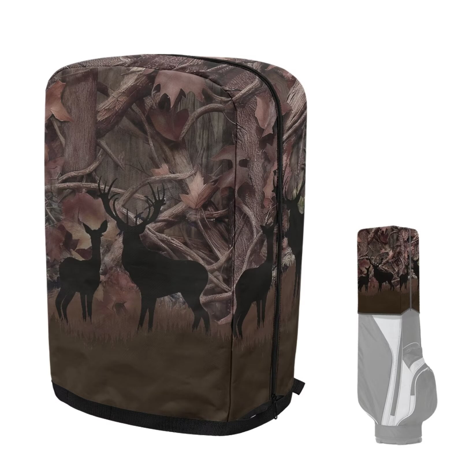 Chririnla Deer Golf Bag Rain Cover UV Resistant Hood Heavy Duty 1260D ...