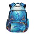 Chririnla Dolphin Kids Backpack for School Elementary School Bookbag ...