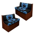 Chririnla Dolphin RV Dinette Cushions Heart Print Camper Accessories ...