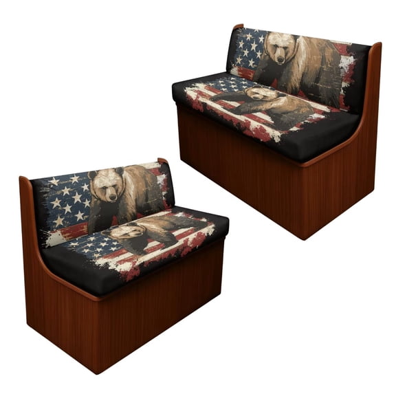 Chririnla Green Monstera Print Dinette Seat Covers 4 Pcs Stretchable ...