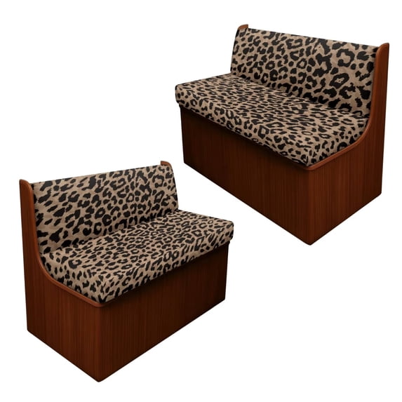 Chririnla Leopard Print RV Dinette Seat Covers 4 Pack Camper Couch ...