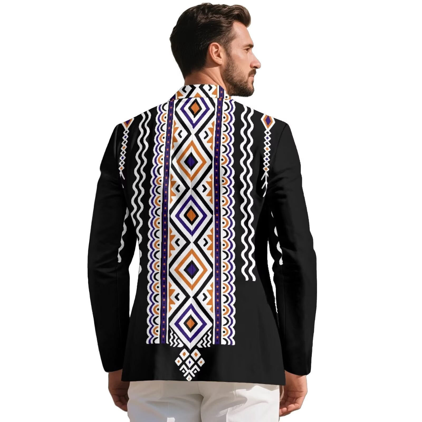 Chririnla Mexican Blazer for Mens Regular Fitted Tuxedo Jackets South ...