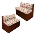 Chririnla Mushroom Print Camper Couch Covers for RV 4 Piece Set Stretch ...