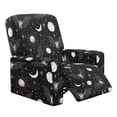 Chririnla Paw Print Marble Recliner Chair Covers 4 Pieces Reclining ...
