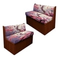 Chririnla Pink RV Dinette Cushion Covers Set of 4 Piece Floral ...