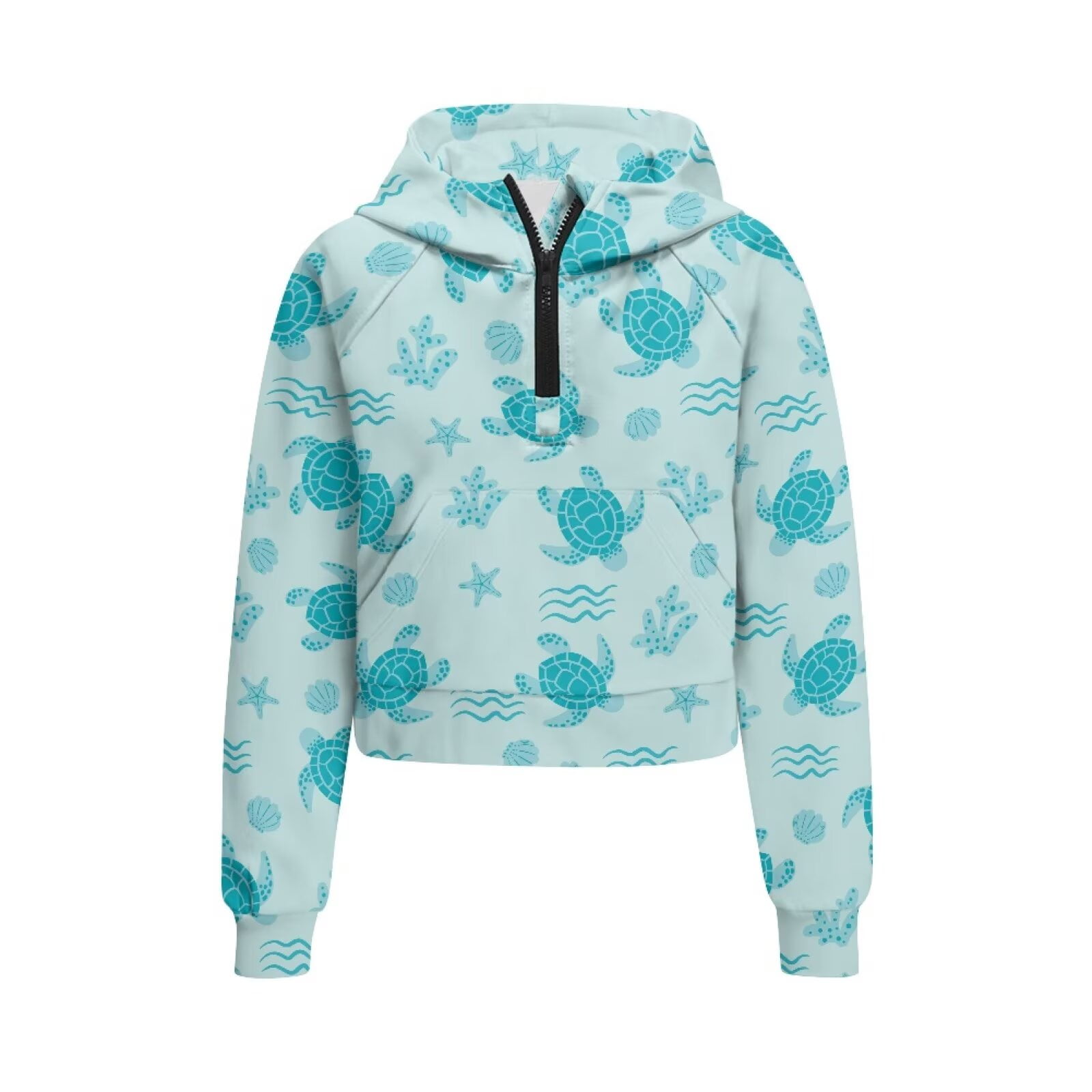 Chririnla Quarter Zip Up Sweatshirt with Pocket Athletic Soft Girls ...
