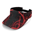 Chririnla Sun Visor Cap with Red Octopus Tentacles, Sports Visor Hat ...