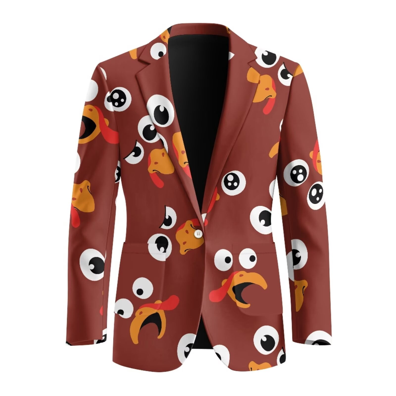 Chririnla Thanksgiving Men's Sports Suit Jacket Sport Coats with ...