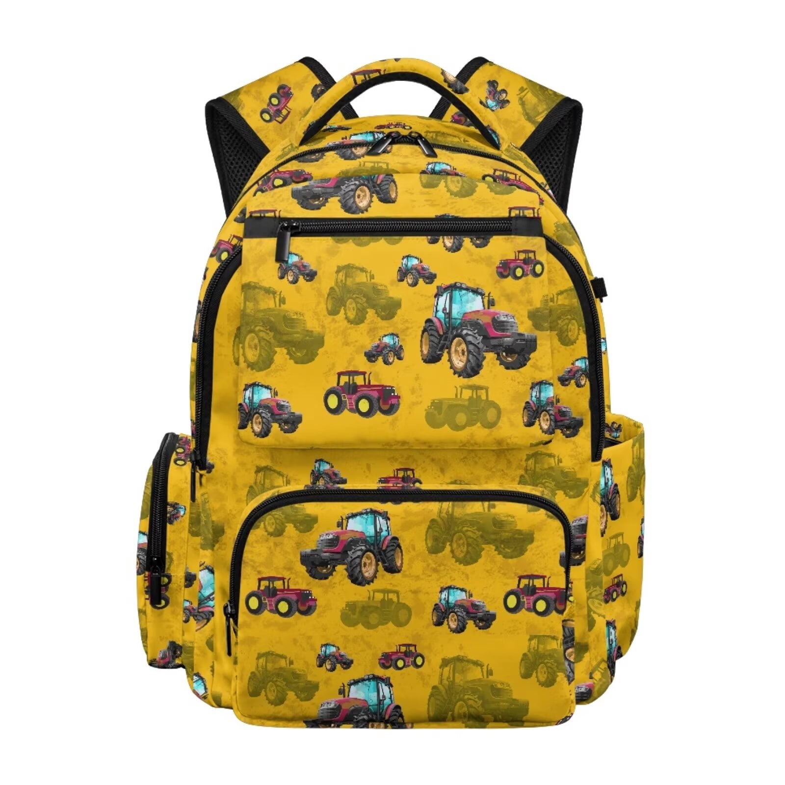 Chririnla Tractor Print Kids School Bag Fashion Large Capacity College ...