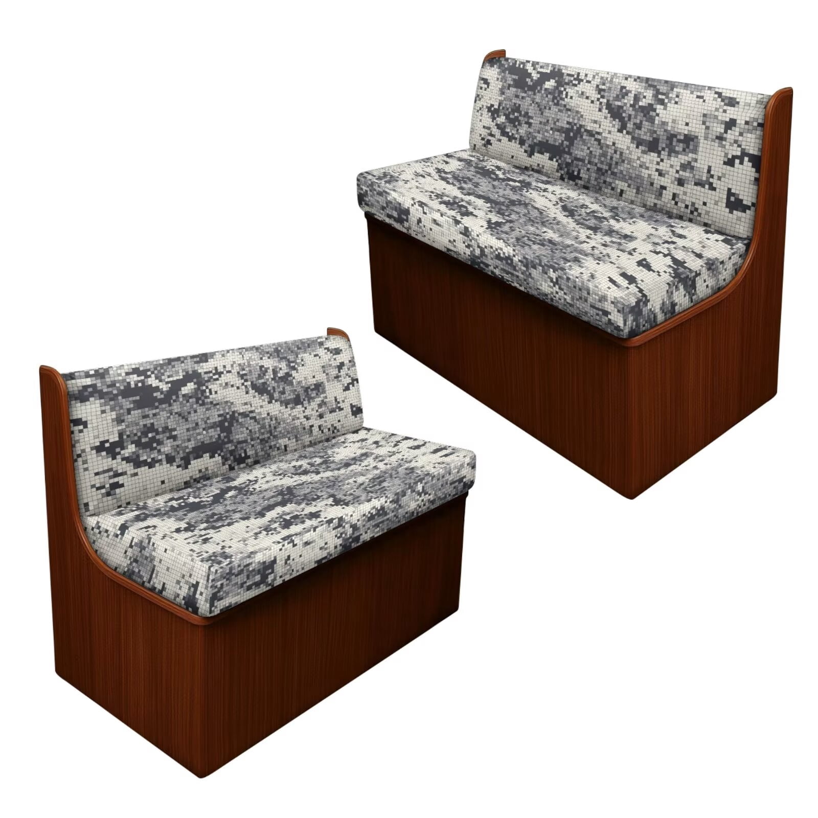 Chririnla Travel Trailer RV Sofa Covers Gray Camo Camper Couch Covers ...