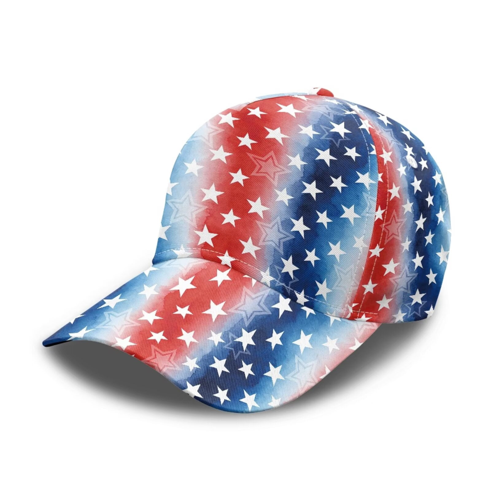 Chririnla USA Star Print Women's Cute Baseball Cap Trucker Hat ...
