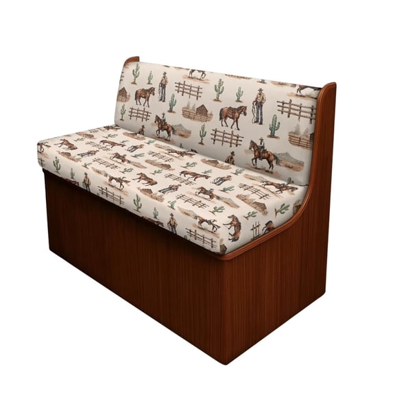 Chririnla Wastern Cowboy RV Dinette Cushion Covers 2 Pack Camper Couch ...