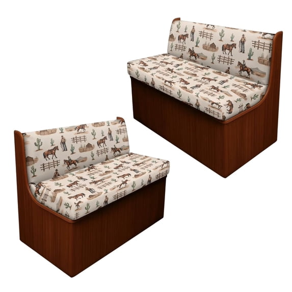 Chririnla Wastern Cowboy RV Dinette Cushion Covers 4 Piece Camper Couch ...