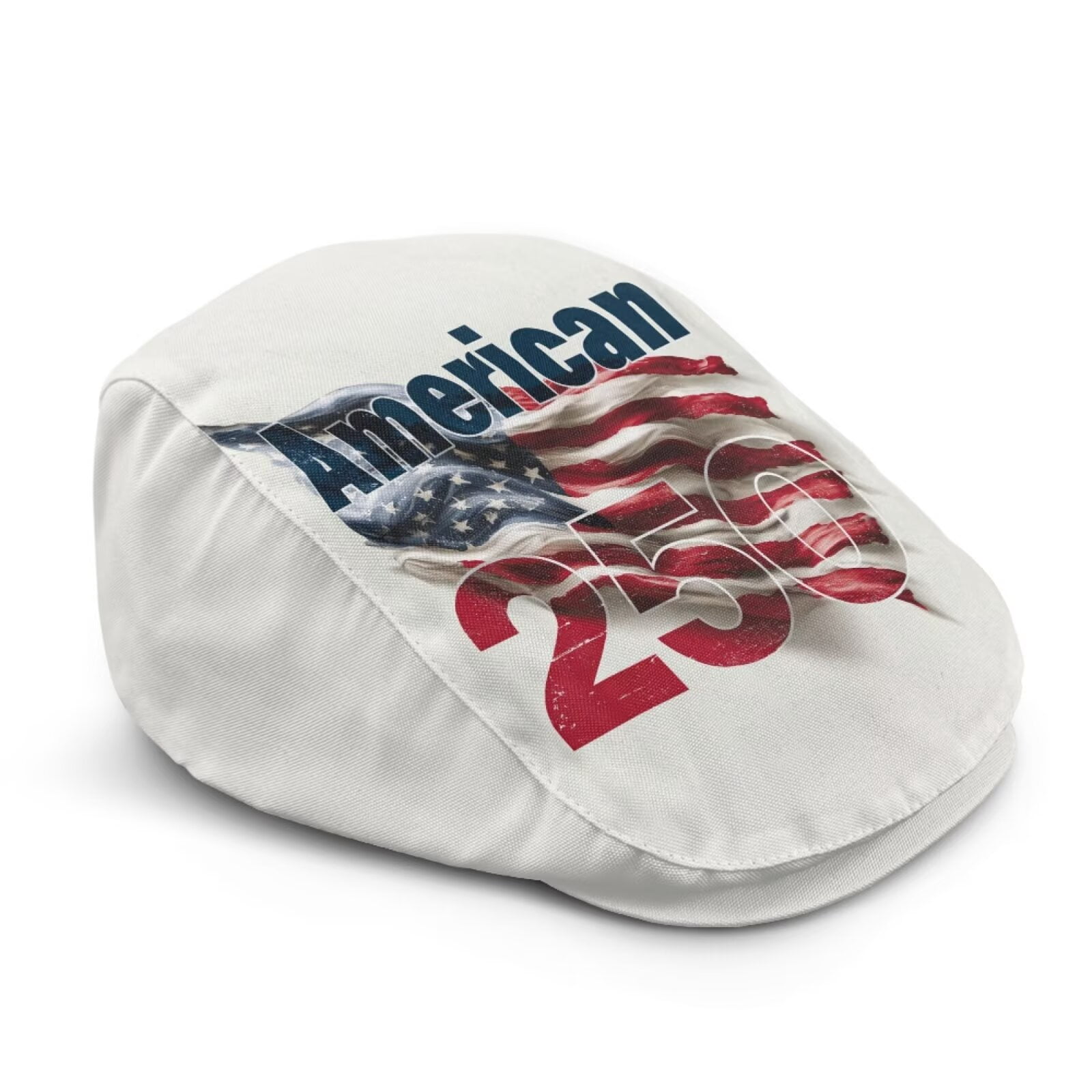 Chririnla White 250 American Flag Men's Newsboy Cap – Lightweight ...