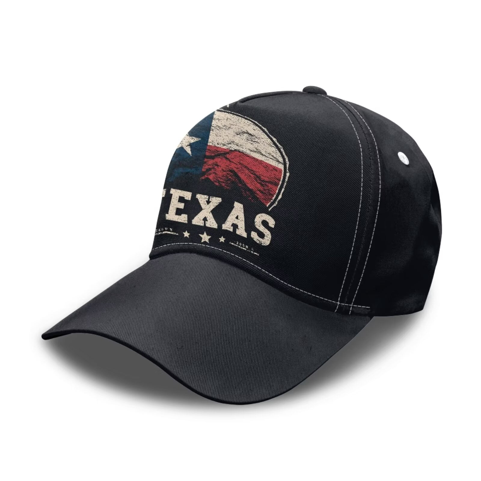 Chririnla Women's Strapback Baseball Cap with Texas Flag Print ...