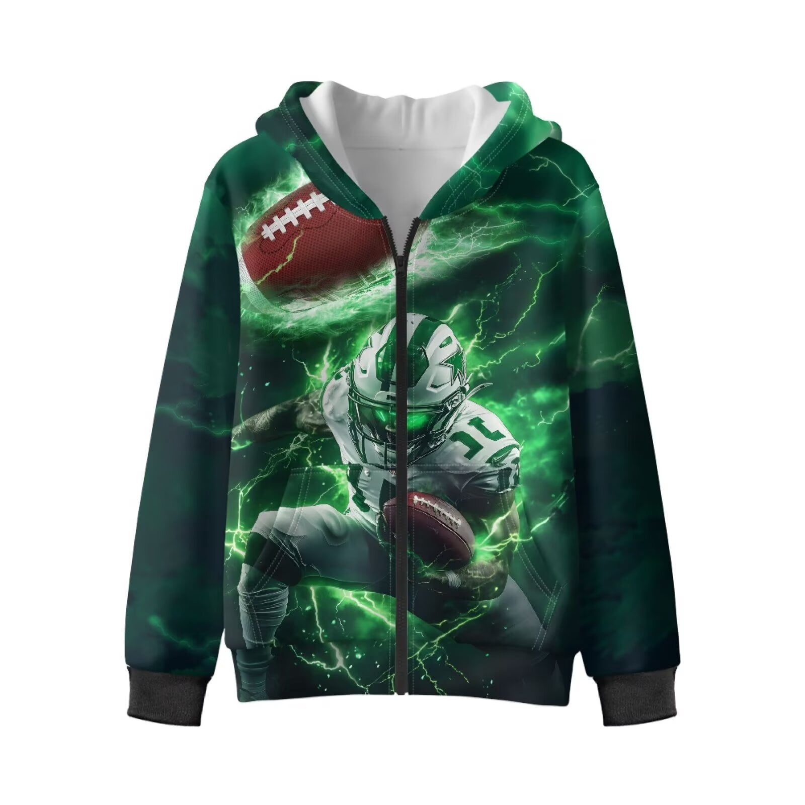 Chririnla Zip Up Hoodie for Girls and Teen Girls - kid Fluffy Hoodies ...