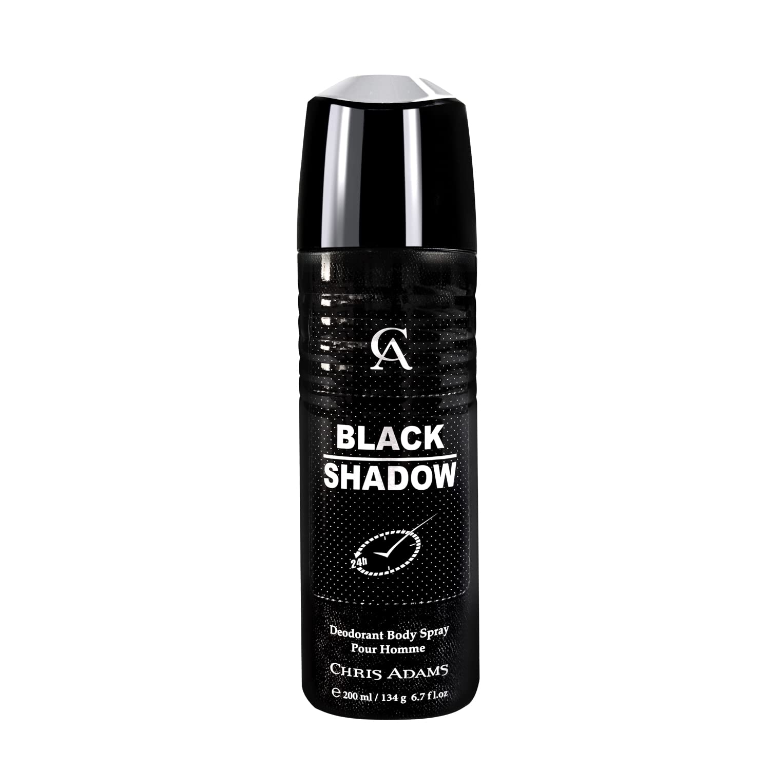 Chris Adams Black Shadow Deodorant Body Spray 200ml, 6.7 Fl.oz ...