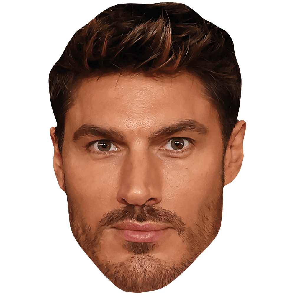 Chris Appleton (Brown Hair) Celebrity Mask, Flat Card Face, Fancy Dress ...