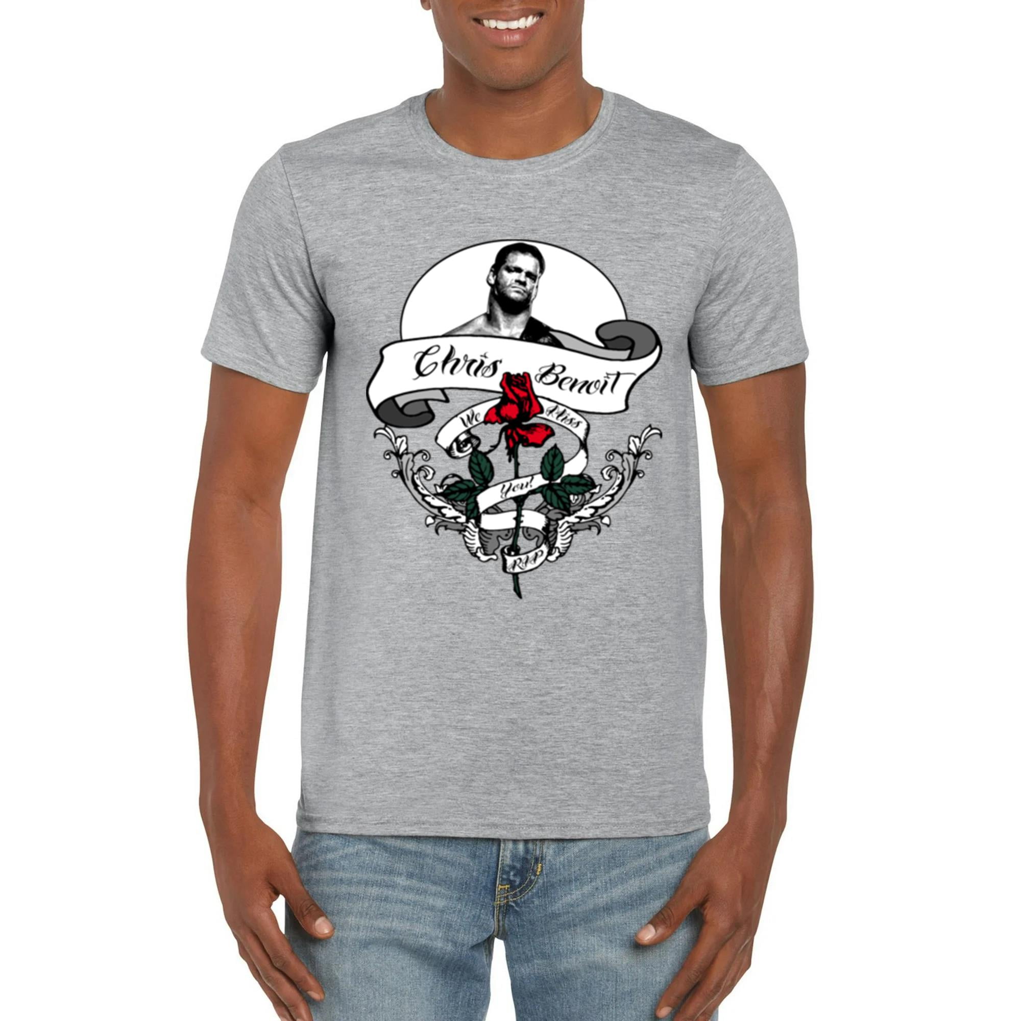 Chris Benoit Wrestling Legend Tribute T-Shirt, for men & women, up to ...